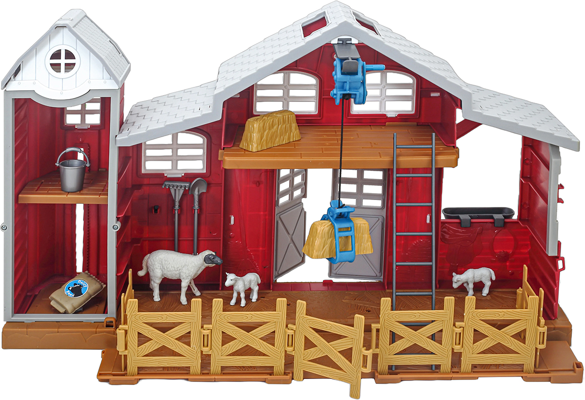 Valley Vet - Dairy Barn Toy Playset Big Country Farm Toys - Kids | Equine