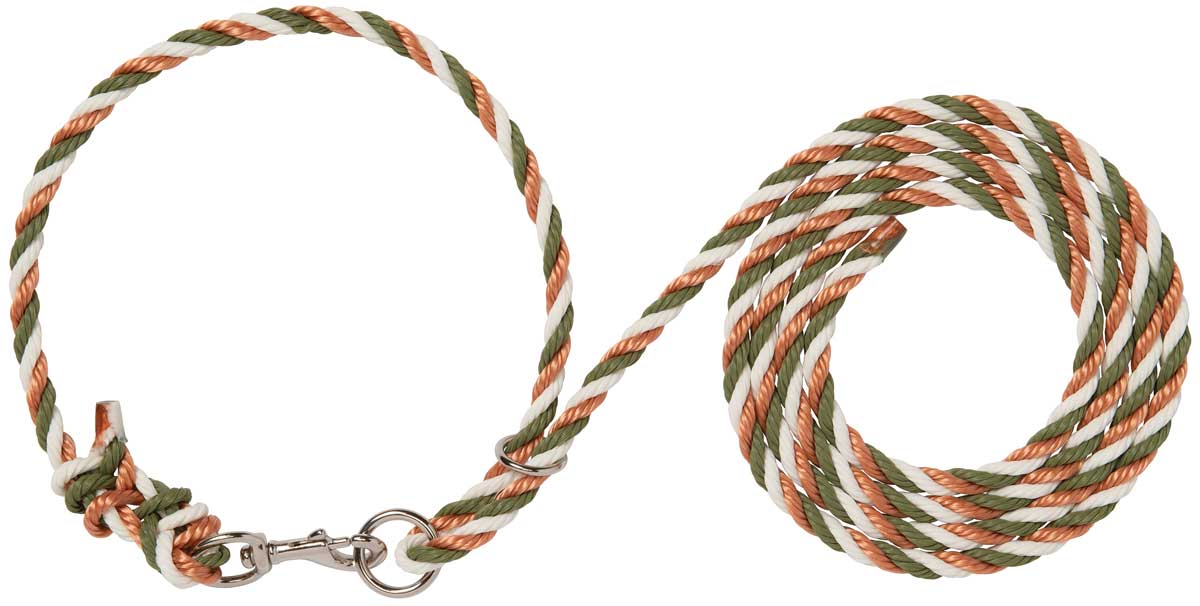 Livestock Adjustable Poly Neck Ropes Weaver Livestock - Halters Leads ...