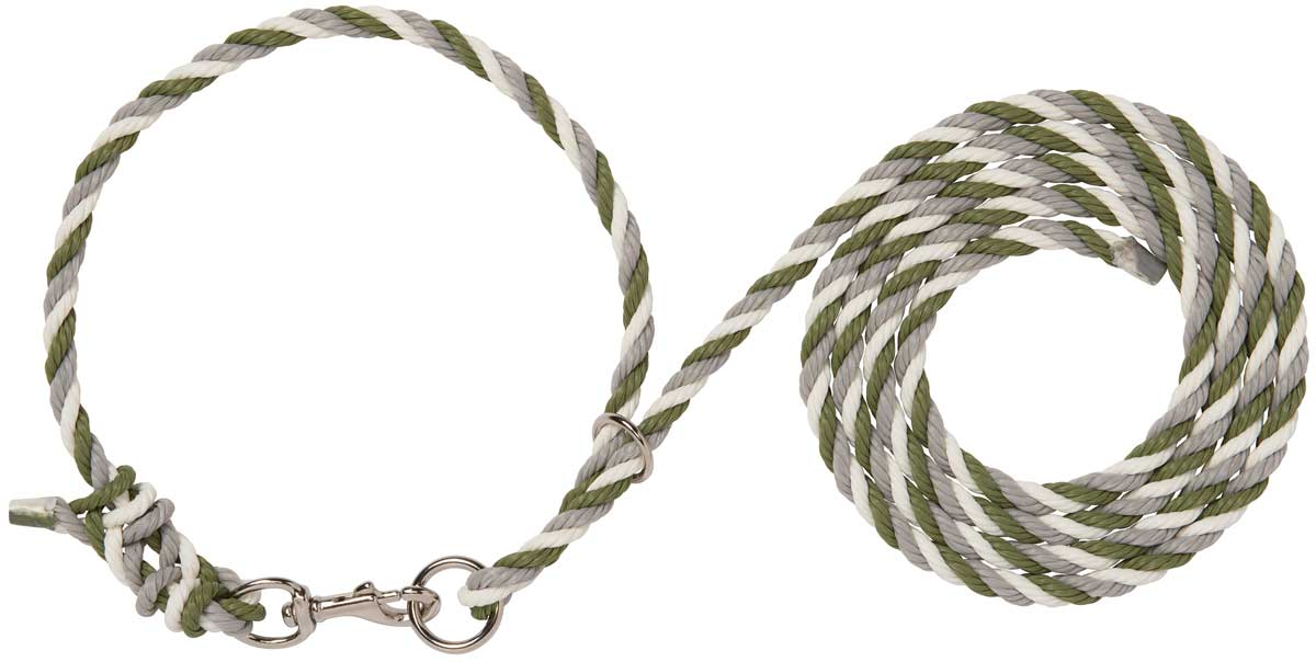 Livestock Adjustable Poly Neck Ropes Weaver Livestock - Halters Leads ...