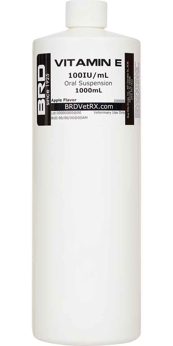 Valley Vet - Vitamin E Oral Suspension for Horses BRD Compounding ...