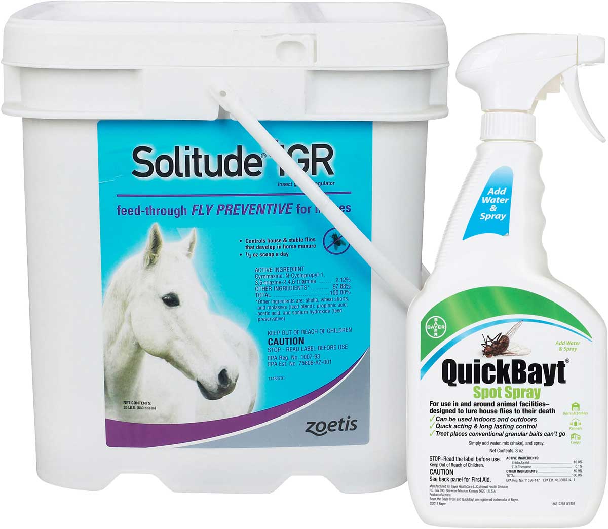 Solitude IGR Insect Growth Regulator Feed-Through Fly Preventive Zoetis ...