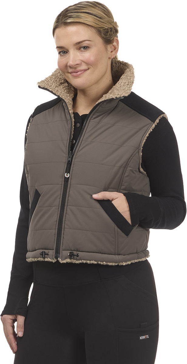 Valley Vet - Womens Double Up Reversible Vest Kerrits - Womens Clothing