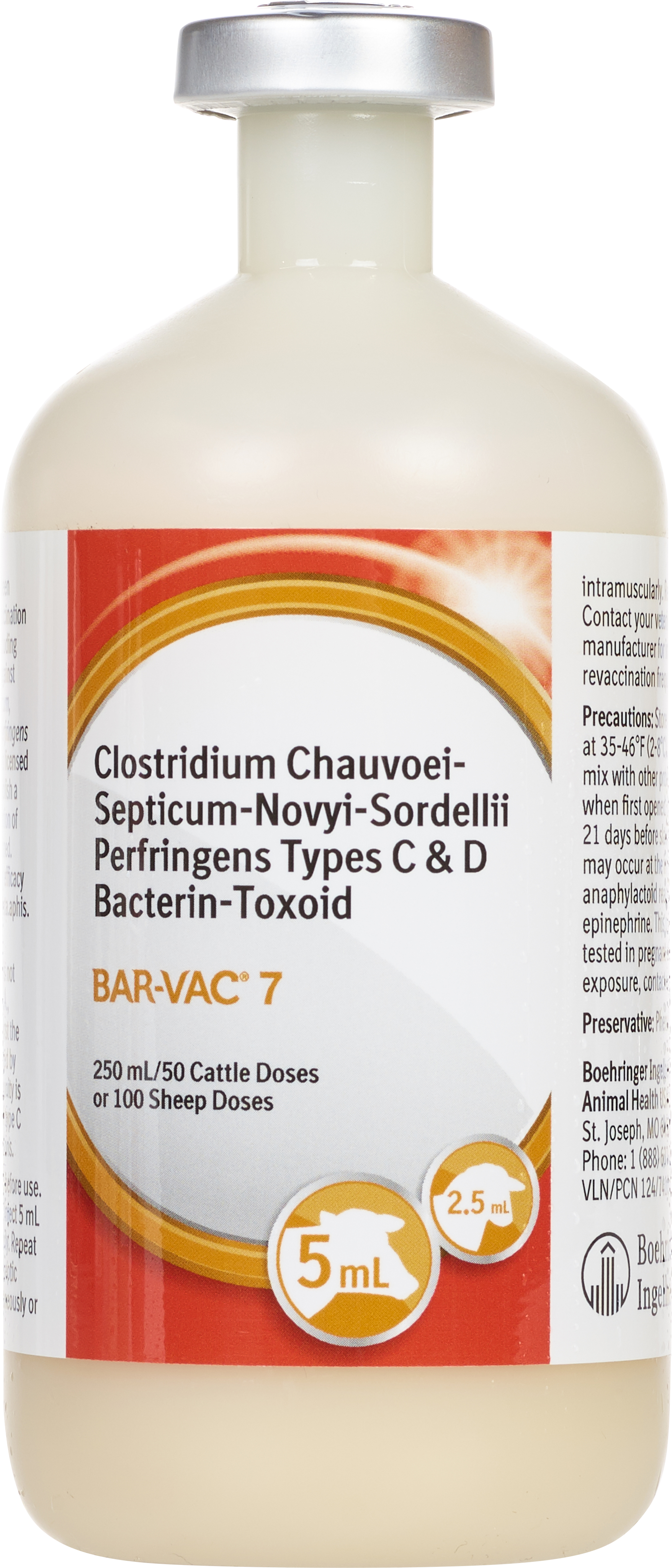 Valley Vet - Bar-Vac 7 Injection for Cattle and Sheep Boehringer ...