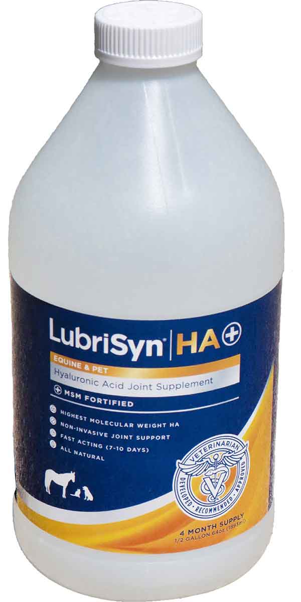 Valley Vet - LubriSyn HA+ MSM Fortified for Equine and Pets Halstrum ...