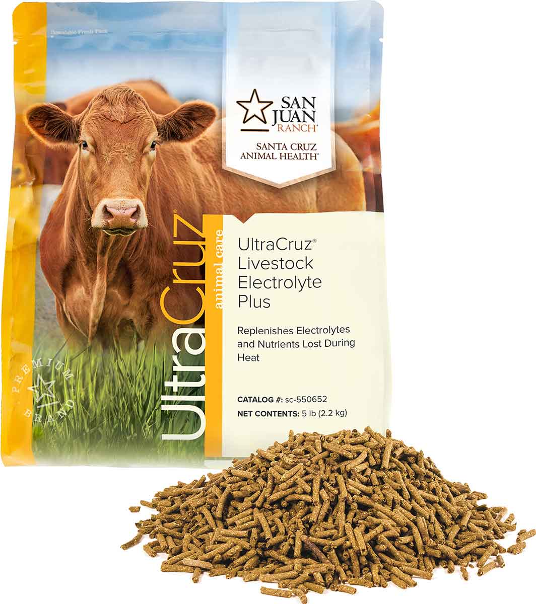 Valley Vet - UltraCruz Livestock Electrolyte Plus Pellets for Cattle ...