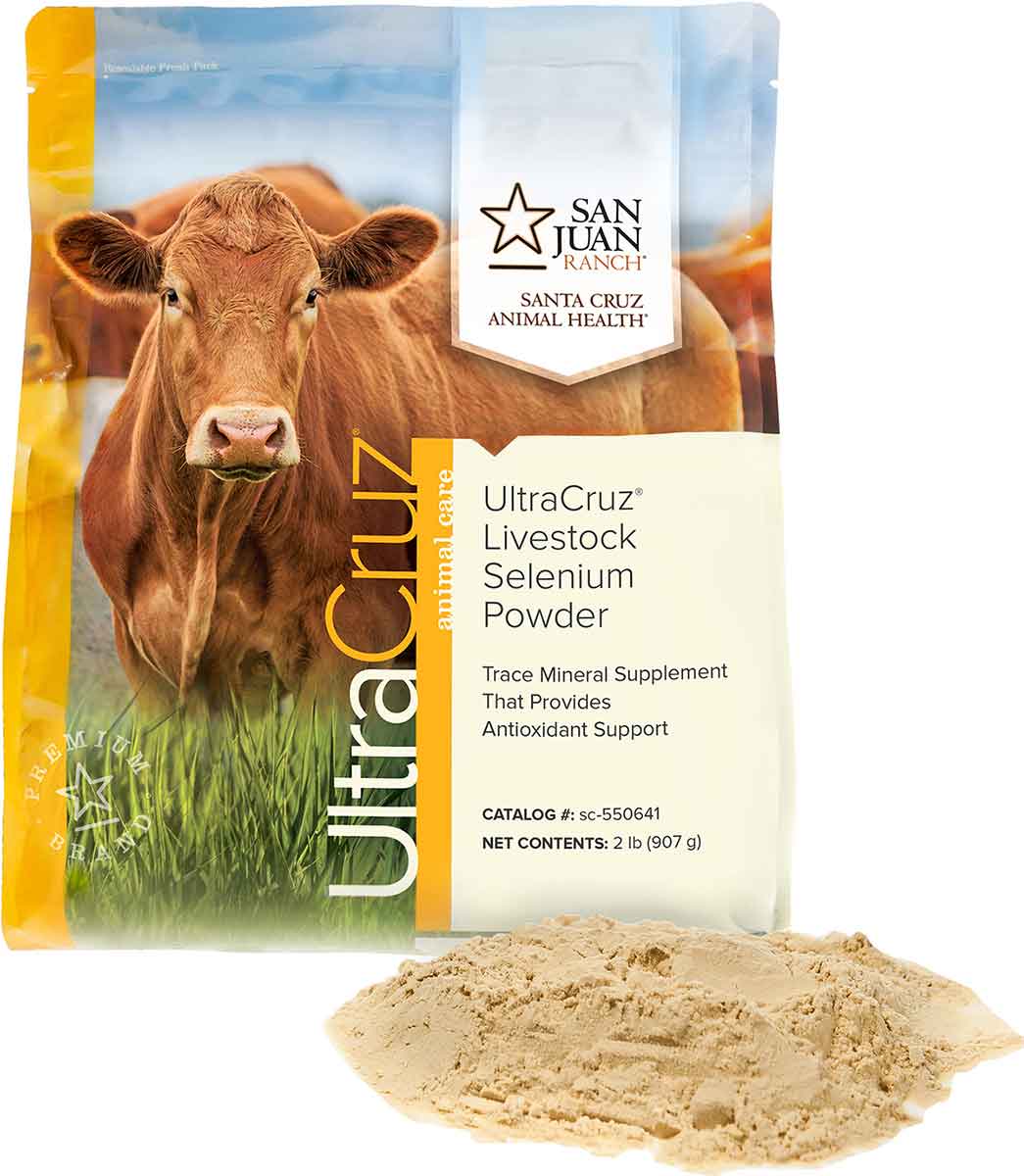 Valley Vet - UltraCruz Livestock Selenium Powder for Cattle, Bison ...