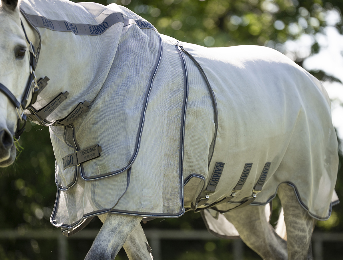 Rambo Optima Protector Plus Horse Fly Sheet with Detachable Hood ...