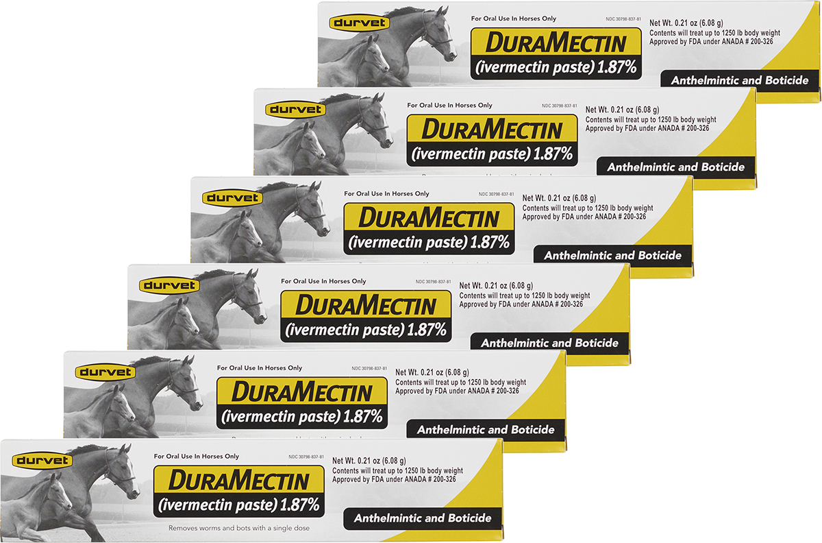 DuraMectin Paste Horse Dewormer (1.87% Ivermectin) Durvet - Valley Vet ...